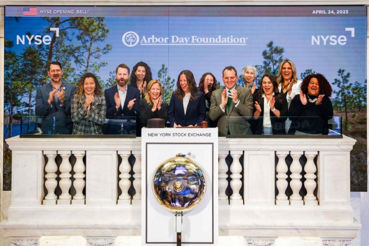 Arbor Day Foundation Invited To Ring Iconic New York Stock